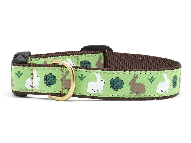 Dog Collars: 5/8" or 1" Wide Garden Rabbit Collar - Up Country ...